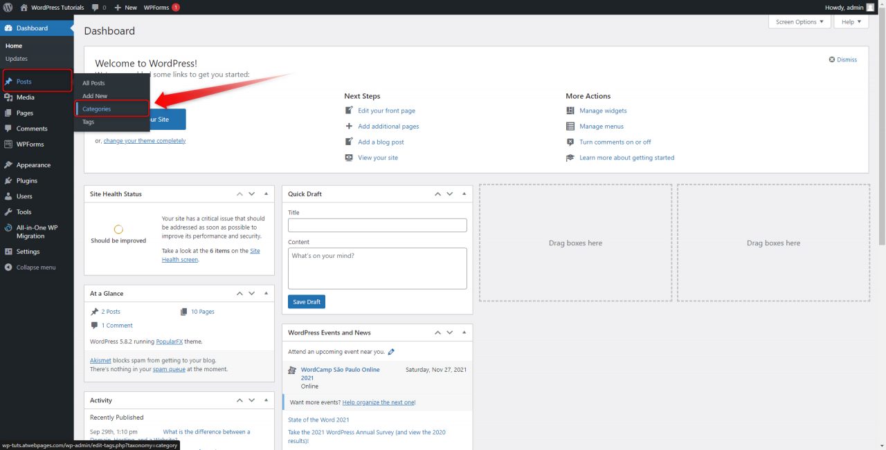 How to Add Categories in WordPress and Assign Posts to Them - ZETTAHOST