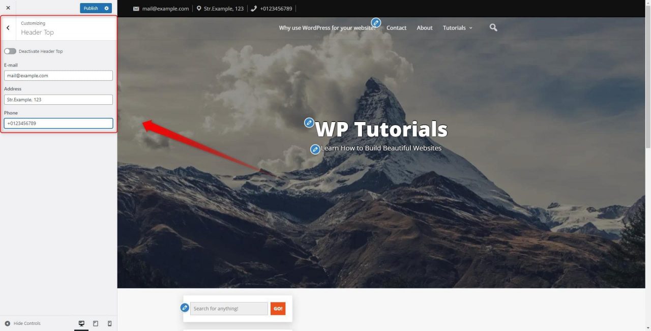 How to Edit the WordPress Header - Free Hosting - ZETTAHOST.com
