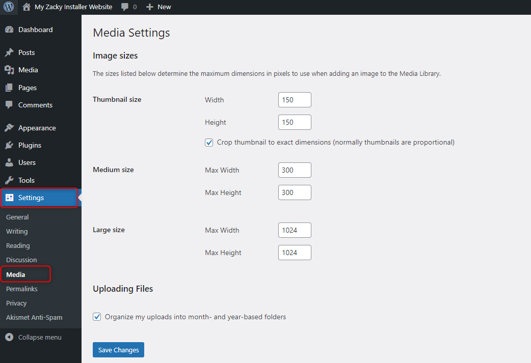 How To Change The WordPress Featured Image Size ZETTAHOST