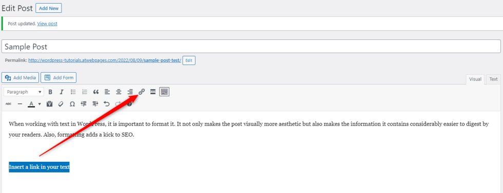 How to Format Text in WordPress - ZETTAHOST.com