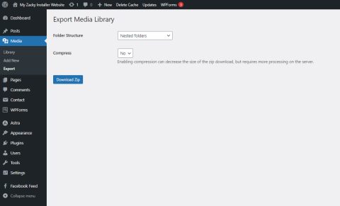 How to Download WordPress Media Library with a Plugin - ZETTAHOST.com